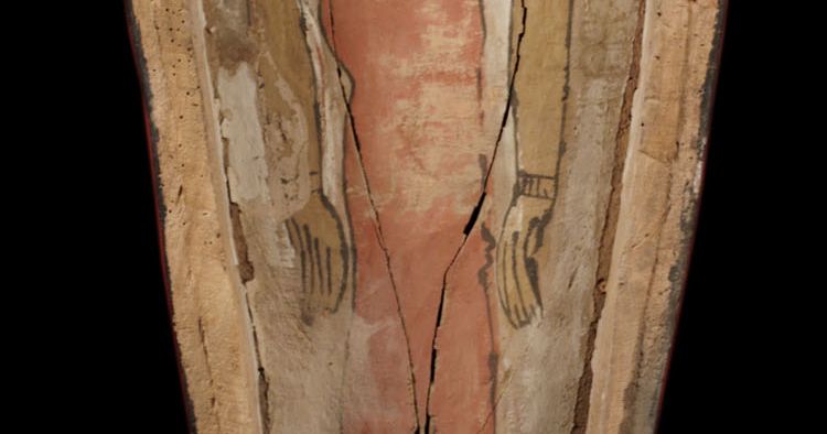 Coffin Base with Goddess of the West