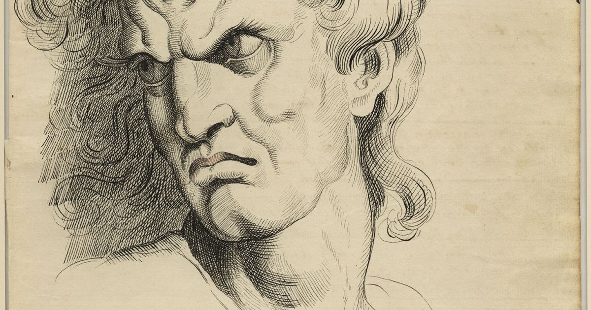 Hatred and Jealousy, John Vanderlyn Drawing Book