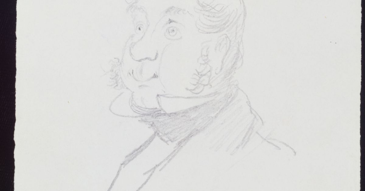 Caricature of Thomas Cole (1801-1848)