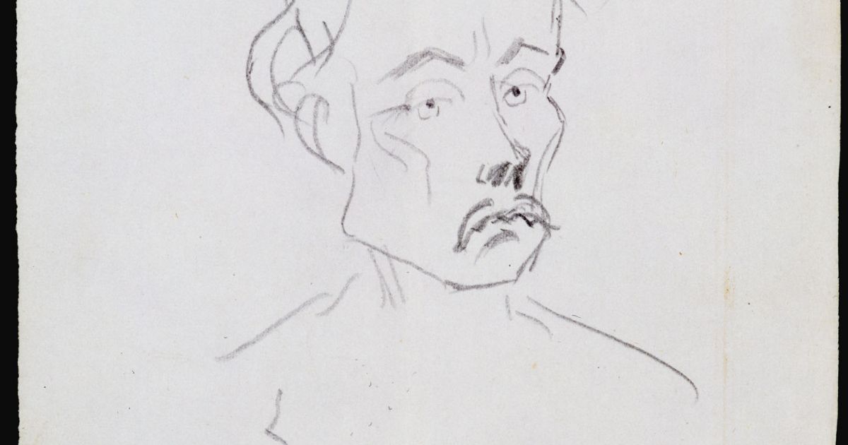 Caricature of Thomas Crawford (1814-1857)