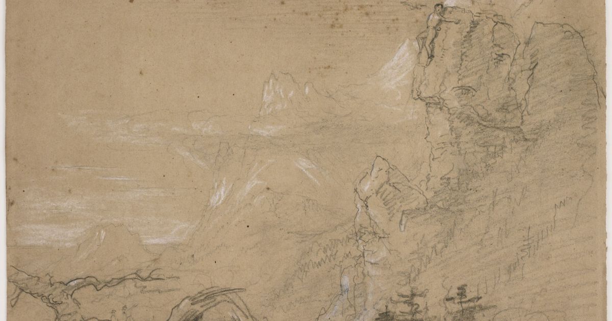 Sketch for Prometheus Bound (Obverse)