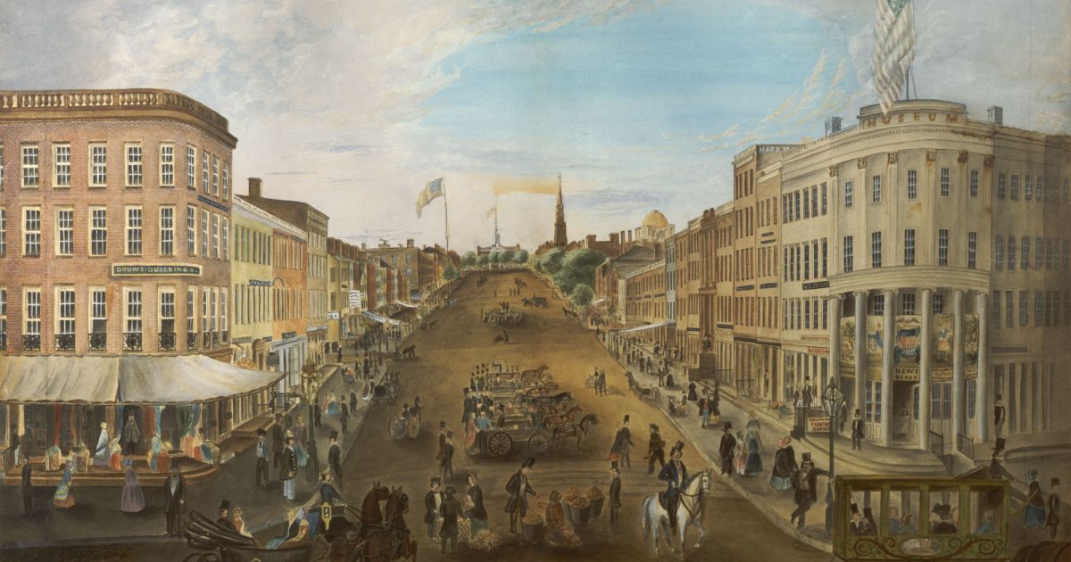View of State Street, Albany
