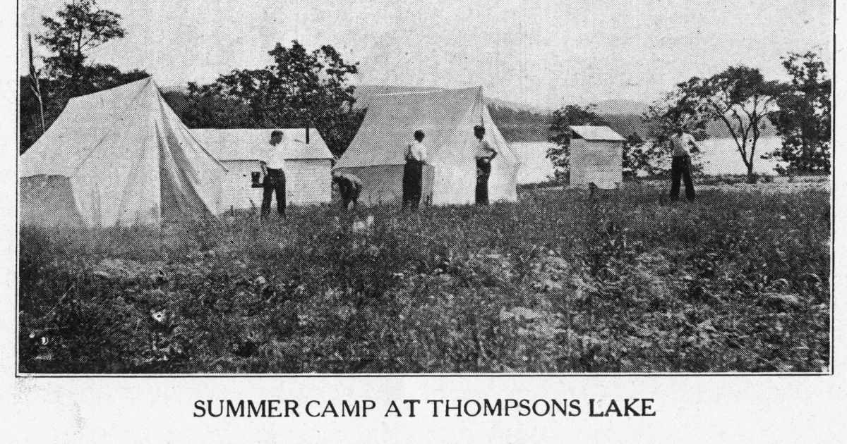 Summer Camp at Thompsons Lake