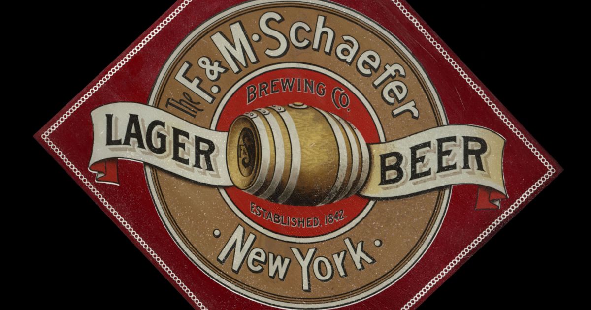 F. & M. Schaefer Brewing Company Sign