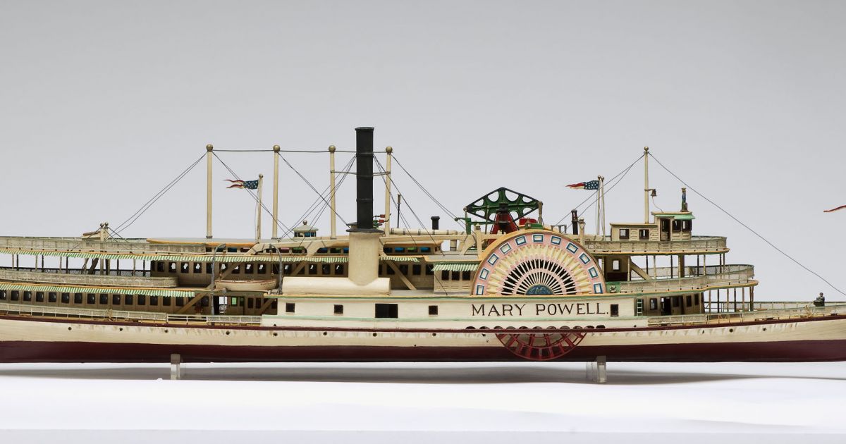 Mary Powell Steamship Model