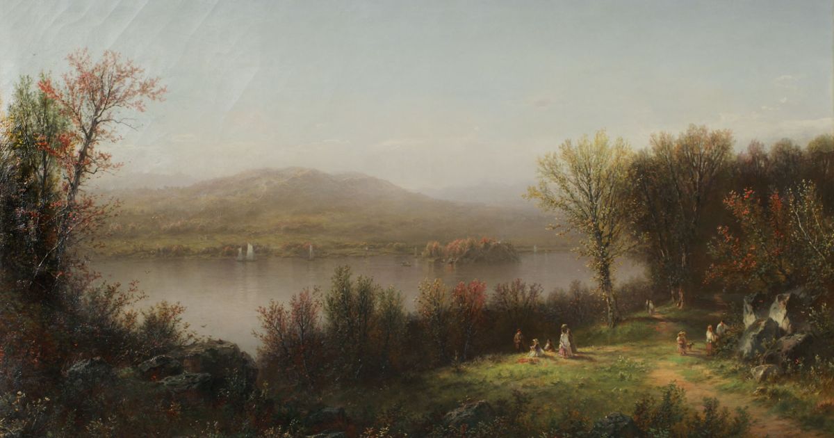 Pollepel’s Island (View of the Hudson near Newburgh)