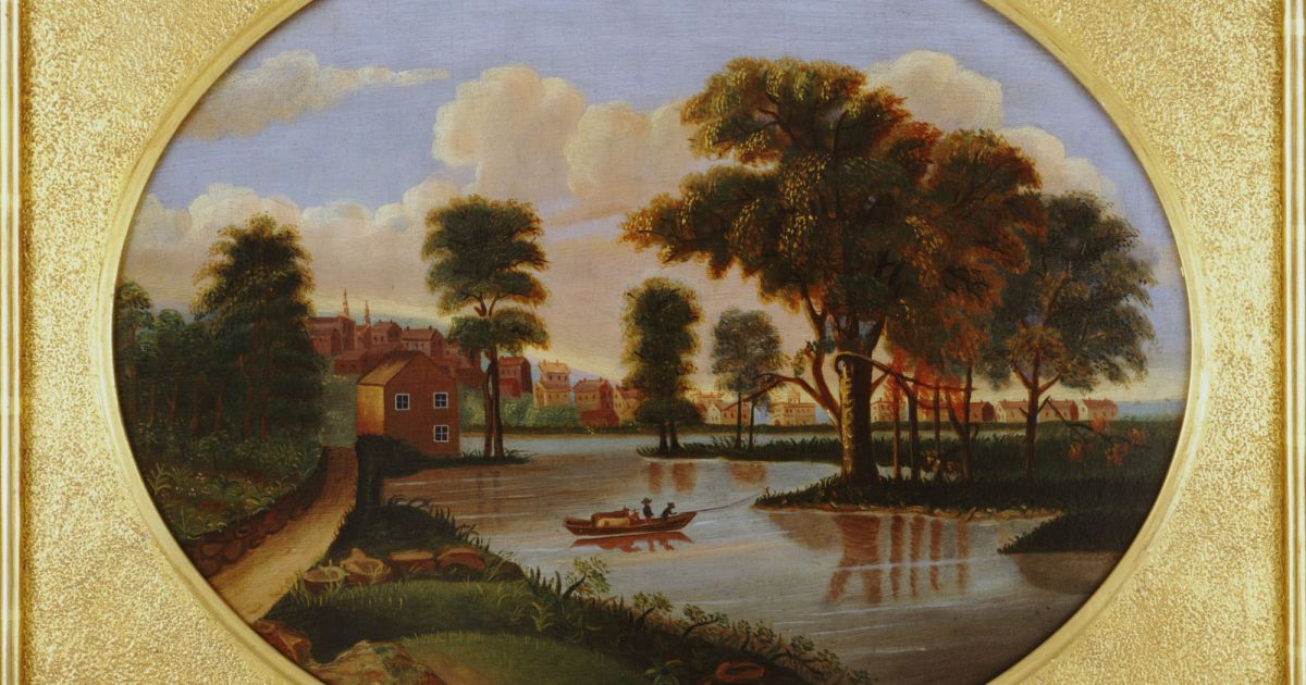 Albany from Van Rensselaer's Island