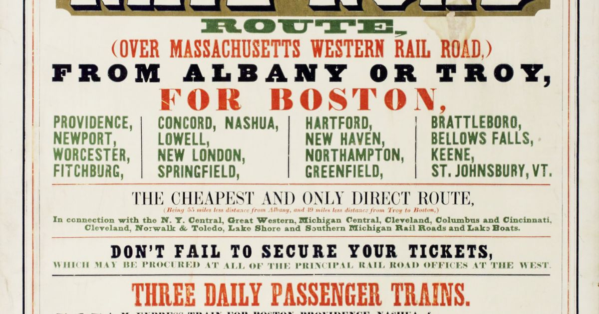 Great Eastern Rail Road Route