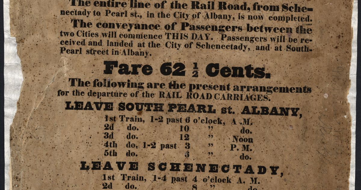 Mohawk & Hudson Rail Road