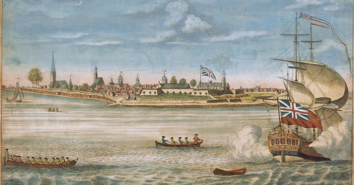 A View of Fort George with the City of New York from the Southwest