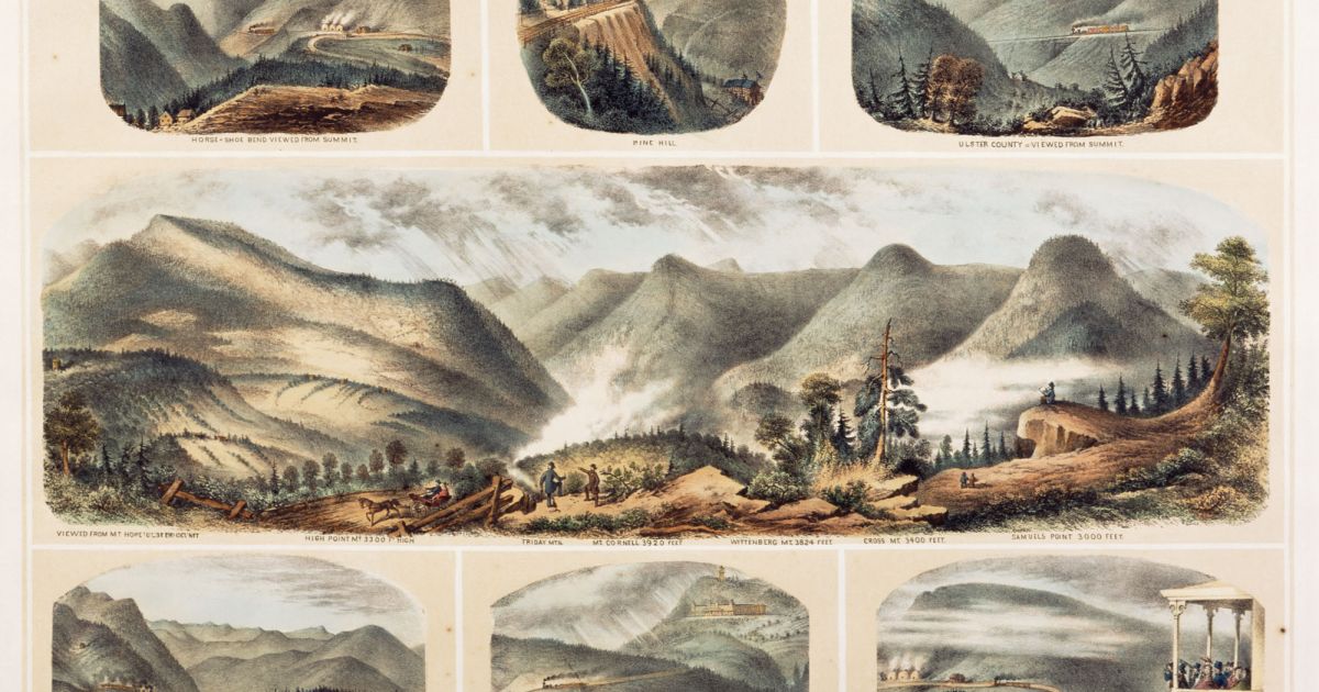 Panorama of the Catskill Mountains, N.Y.