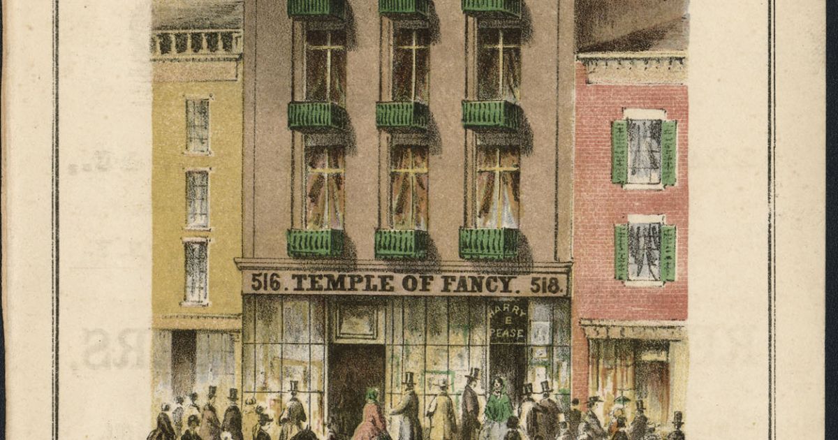 Temple of Fancy: Pease's Great Variety Store