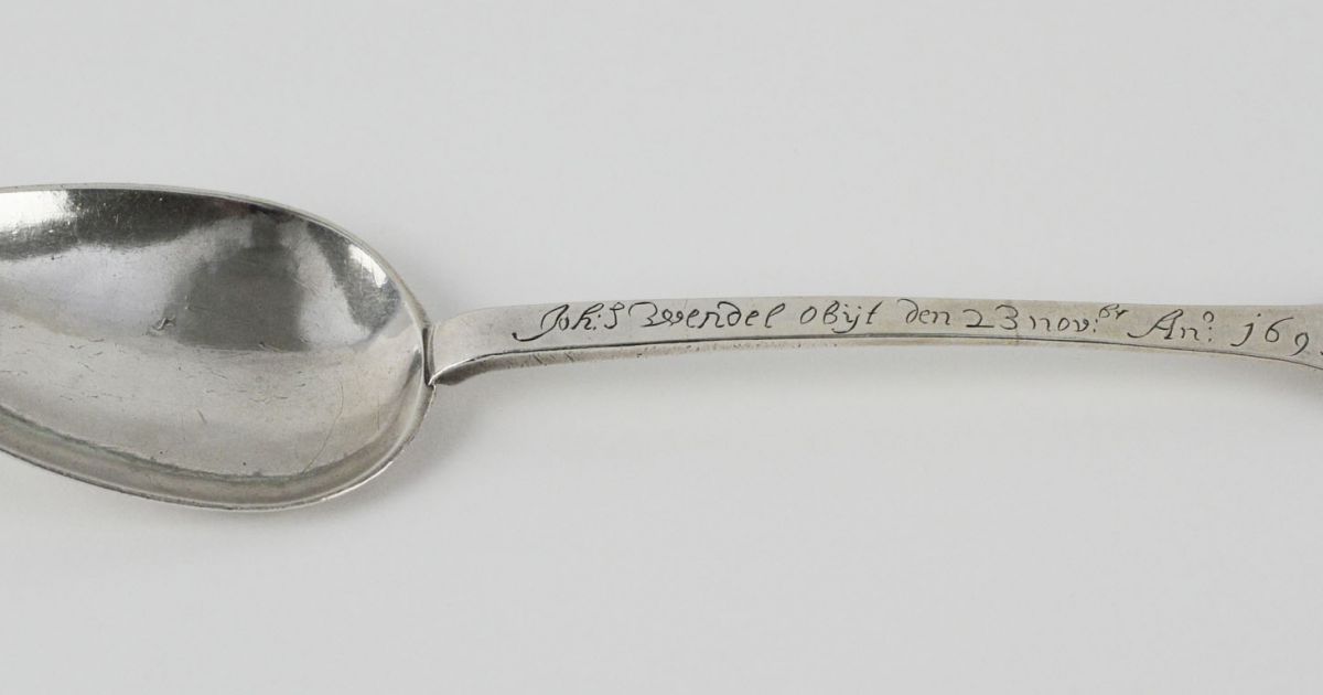 Silver Funeral Spoon
