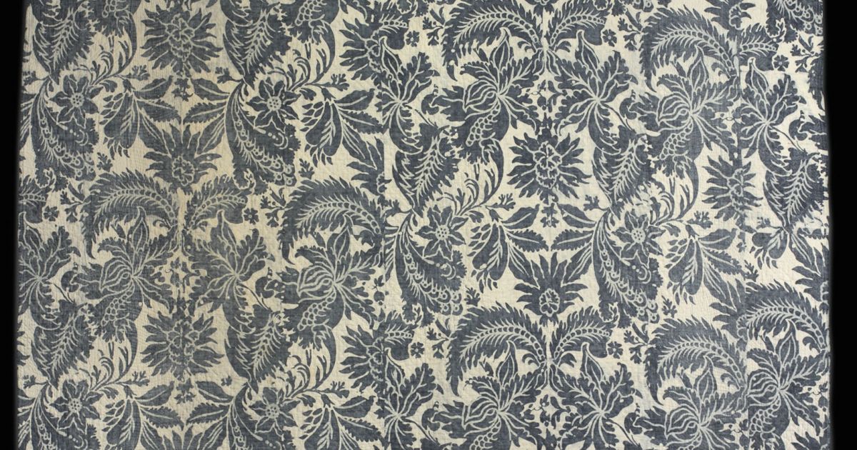 Indigo Resist Whole Cloth Quilt