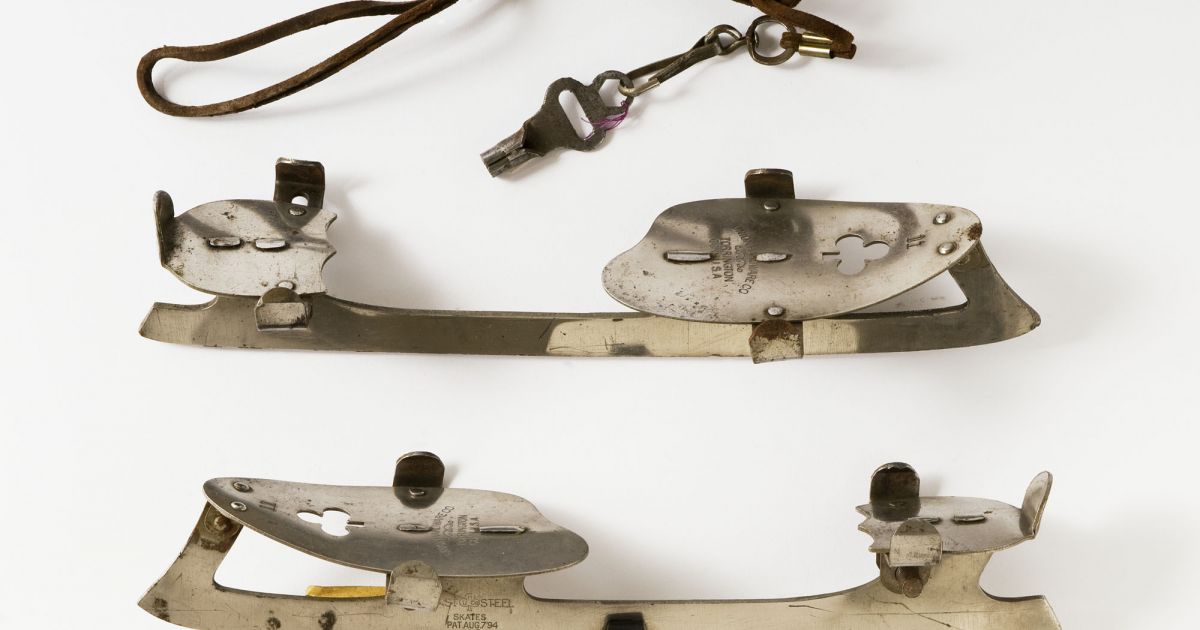 Man's Ice Skates with Key