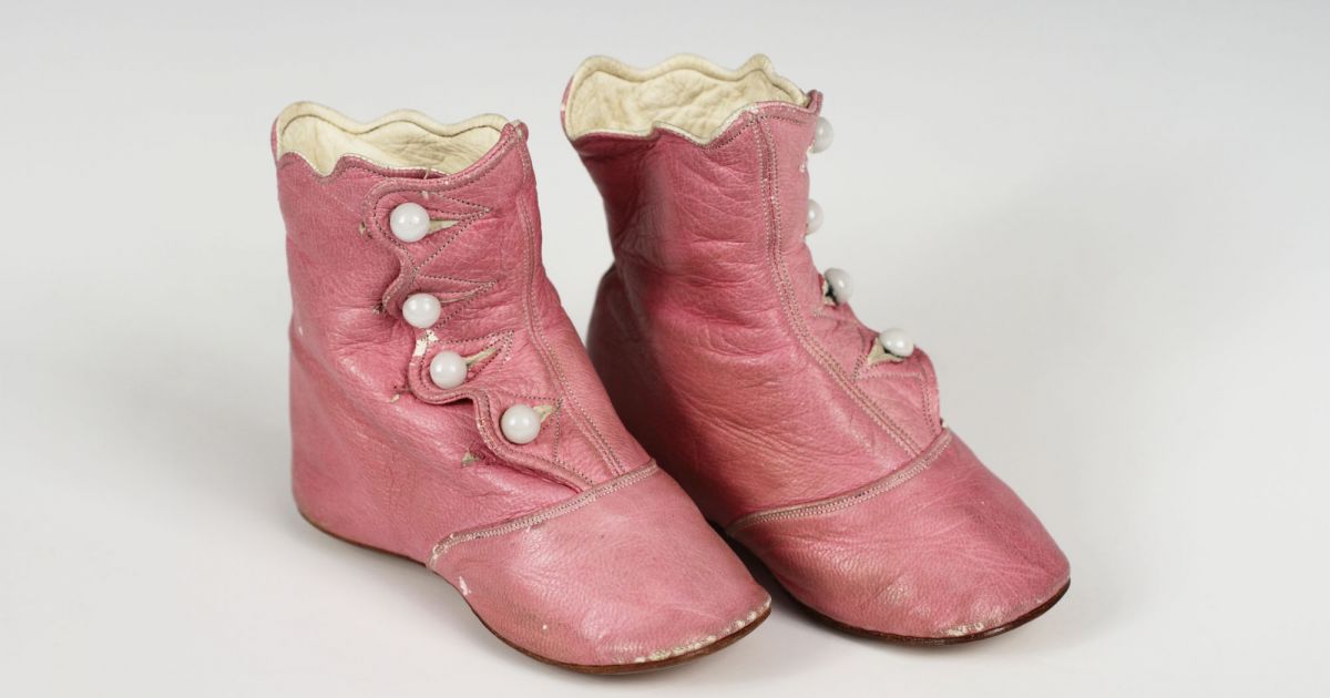 Infant's Pink Kid Booties