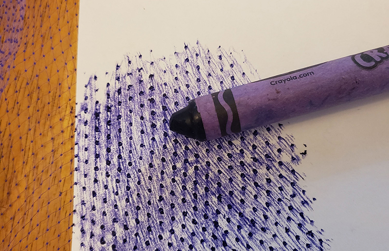 Rubbing Texture Art at Bryan Hanes blog